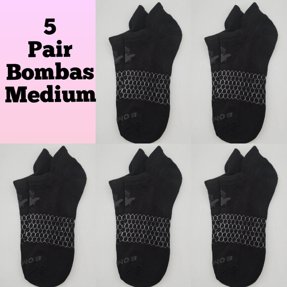 Bombas | Accessories | 5 Pair Unisex Womens Mens Bombas Ankle Socks ...